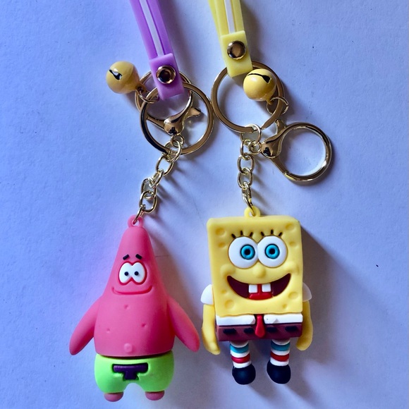 Accessories | Spongebob Patrick 3d Cartoon Keychain | Poshmark